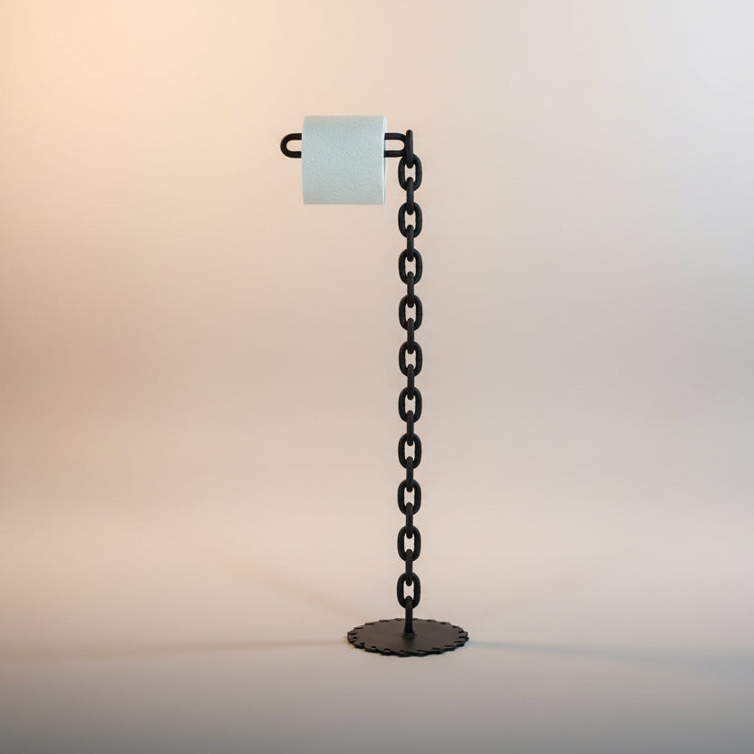 CHAIN TOILET PAPER STAND – KH METAL CUSTOMS